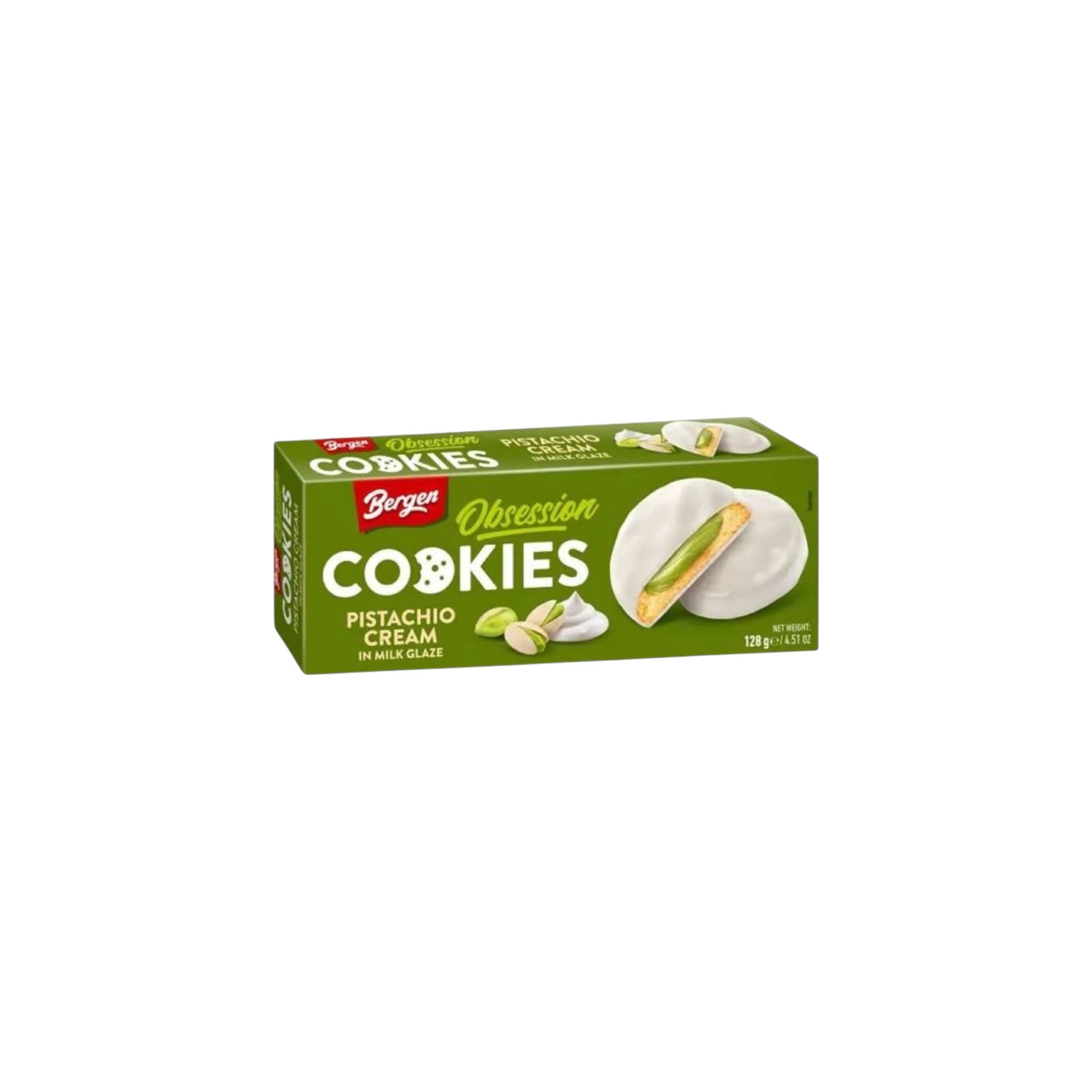 Bergen Obsession Cookies Pistachio Cream 128g – House of Treats